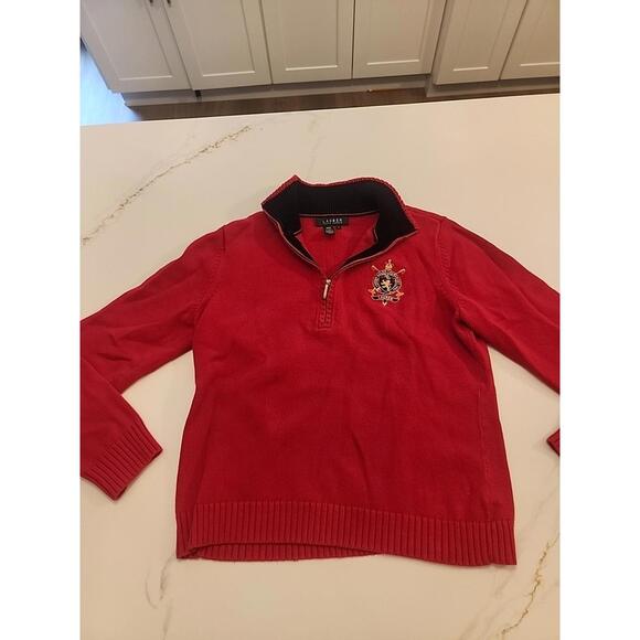 Ralph Lauren | Sweaters | Vintage Lauren Ralph Lauren Womens L Red ...